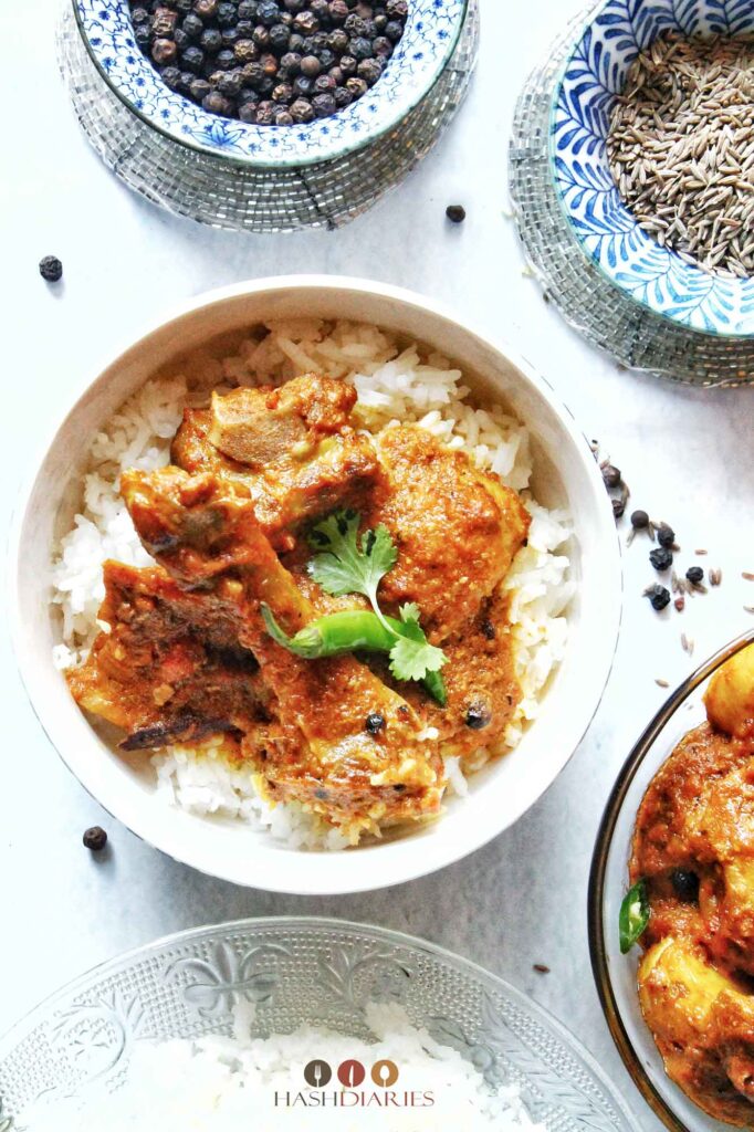 Niramish Pathar Mangsho Recipe - Bengali Mutton Recipes