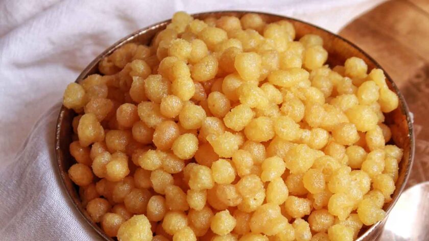 Sweet Boondi Recipe | Mishti Bonde - Indian Sweets Recipes
