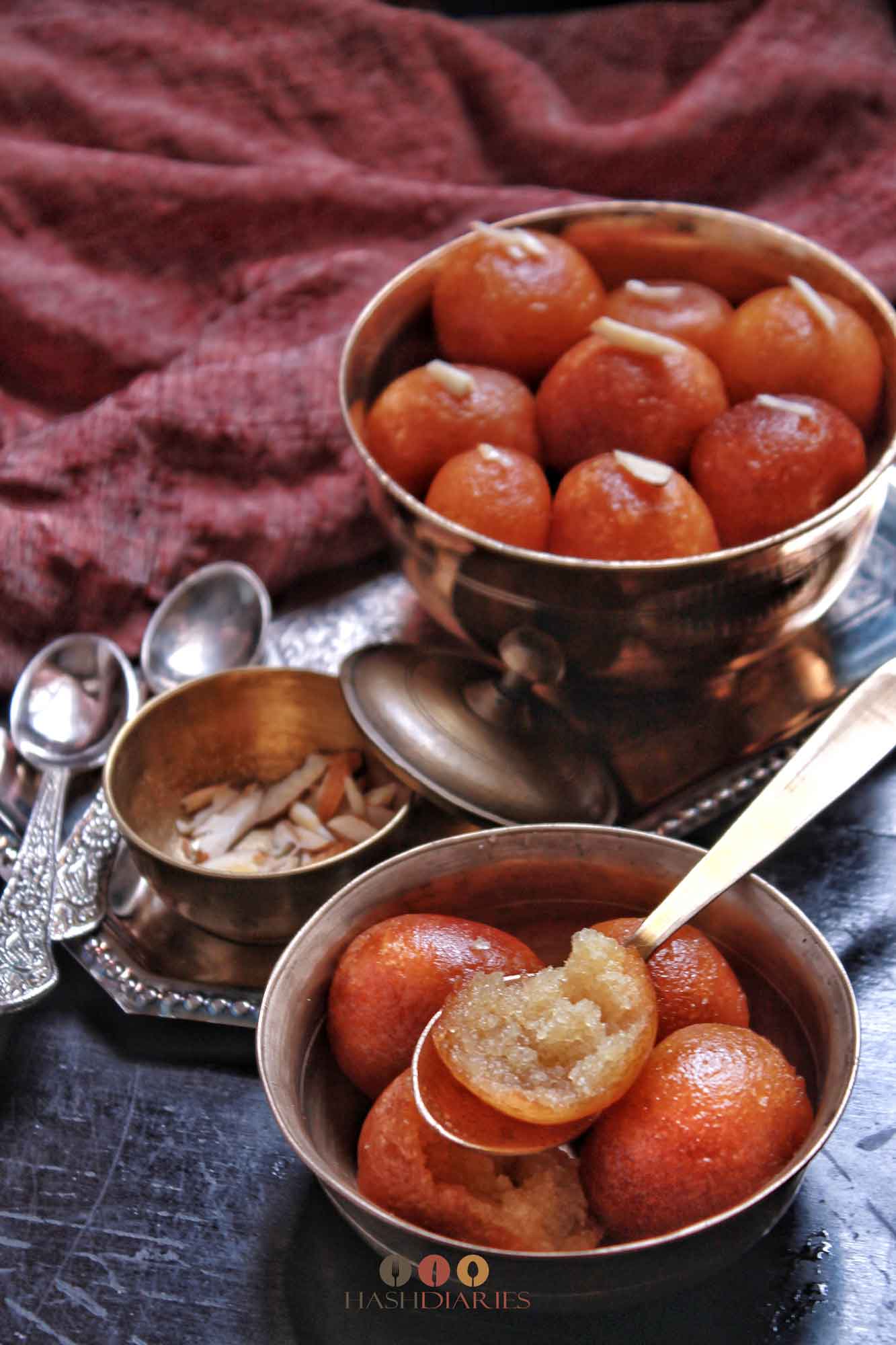 Instant Gulab Jamun Recipe