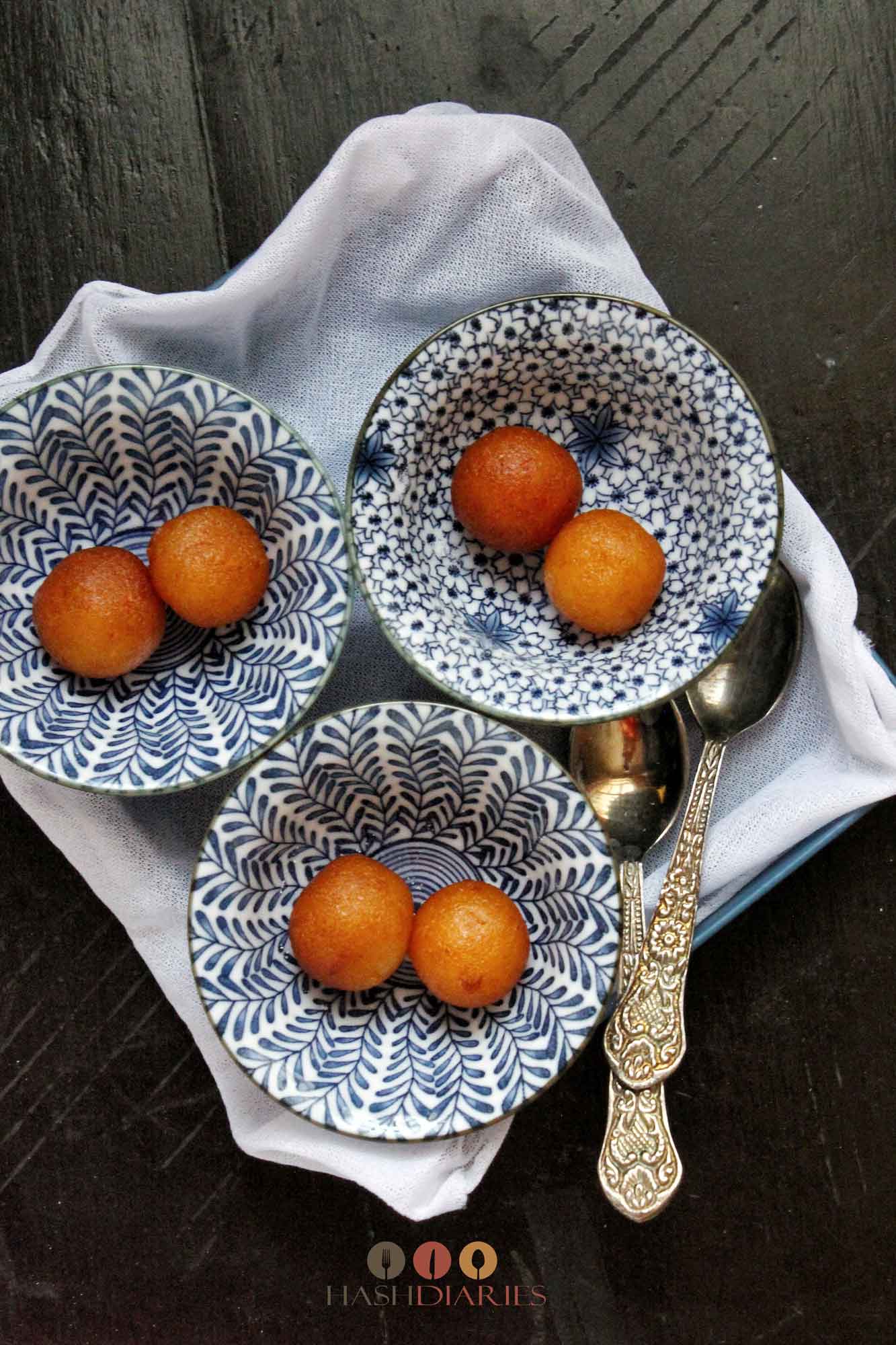 Rasbhari | Mini Gulab Jamun [Video Recipe]