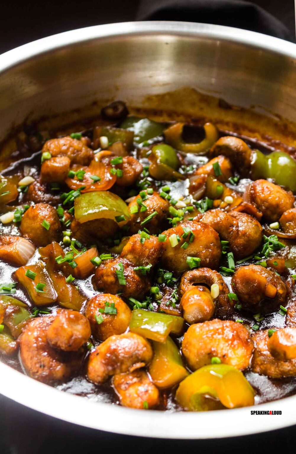 Gravy Chilli Mushroom - Easy Mushroom Recipes