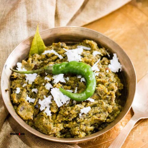 Kanchkolar Khosa Bata Recipe - Bengali Vegetarian Recipes