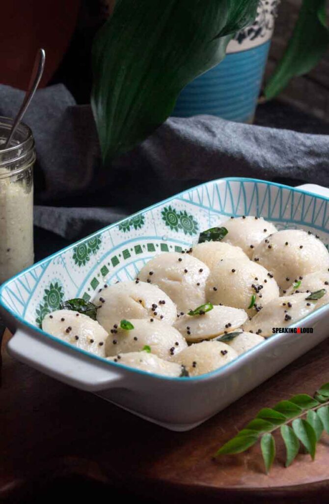 Coin Idli - Mini Idli Recipe - Indian Vegetarian Recipe