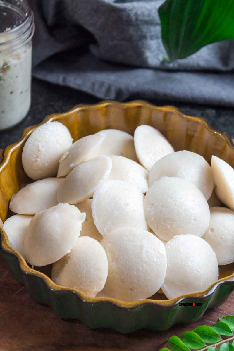 Coin Idli - Mini Idli Recipe - Indian Vegetarian Recipe